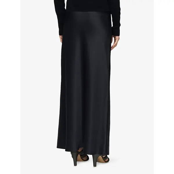 JOSEPH Isaak High-waist Silk-satin Maxi Skirt