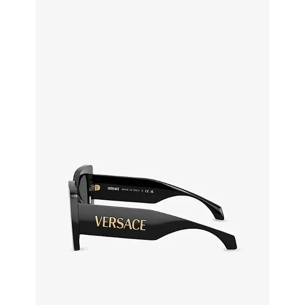 Versace Square-frame Acetate Sunglasses - Black