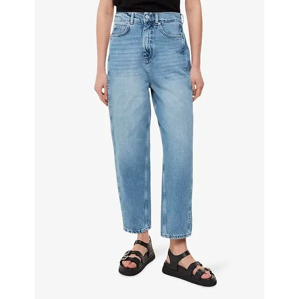 Whistles Barrel-leg Mid-rise Denim Jeans