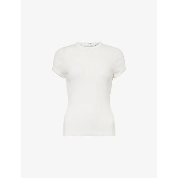 MOTHER The Itty Bitty Ringer Cotton T-shirt - Fluff