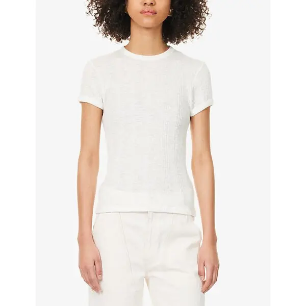 MOTHER The Itty Bitty Ringer Cotton T-shirt