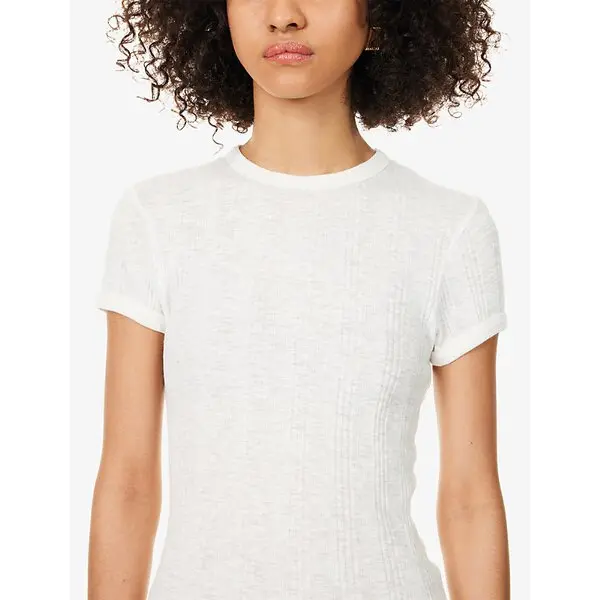 MOTHER The Itty Bitty Ringer Cotton T-shirt