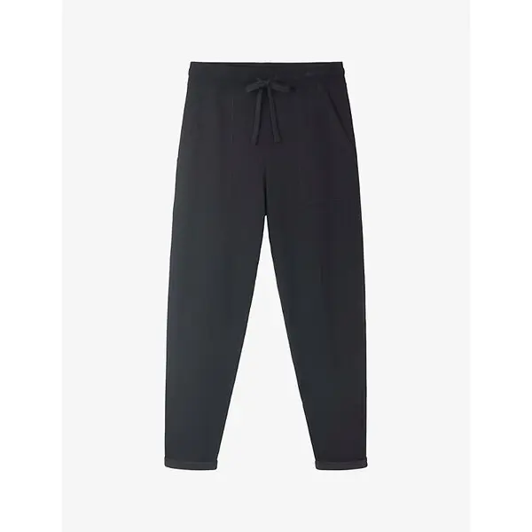 THE WHITE COMPANY Relaxed-fit Drawstring Waist Jersey Jogging Bottoms