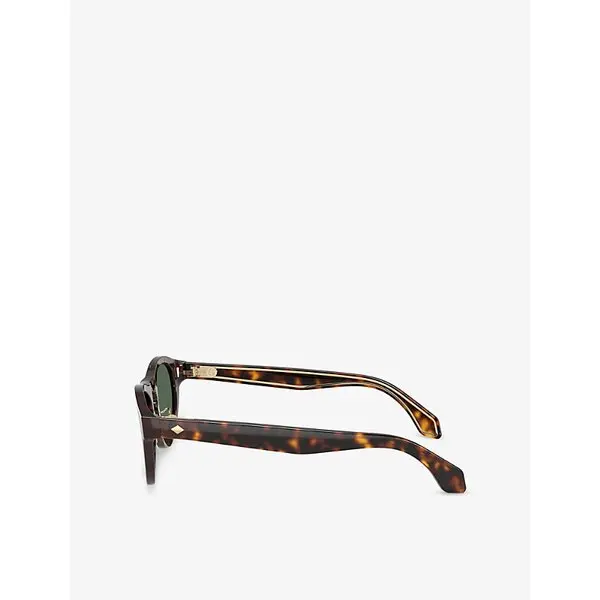 Giorgio Armani Ar8225 Round-frame Acetate Sunglasses