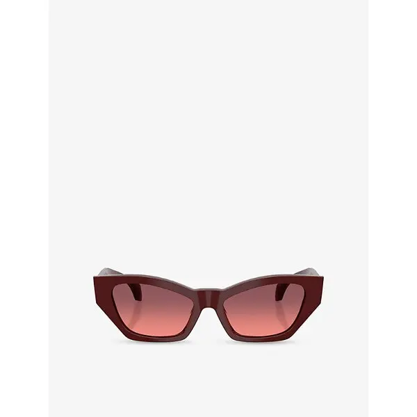 Versace Ve4488u Cat-eye Acetate Sunglasses - Red