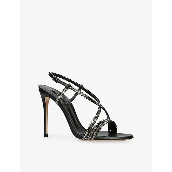 Casadei Josephine Julia 100 Leather Heeled Sandals
