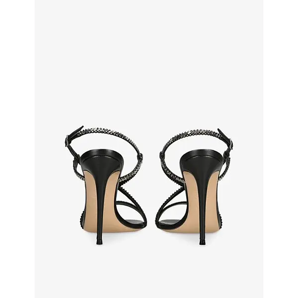 Casadei Josephine Julia 100 Leather Heeled Sandals