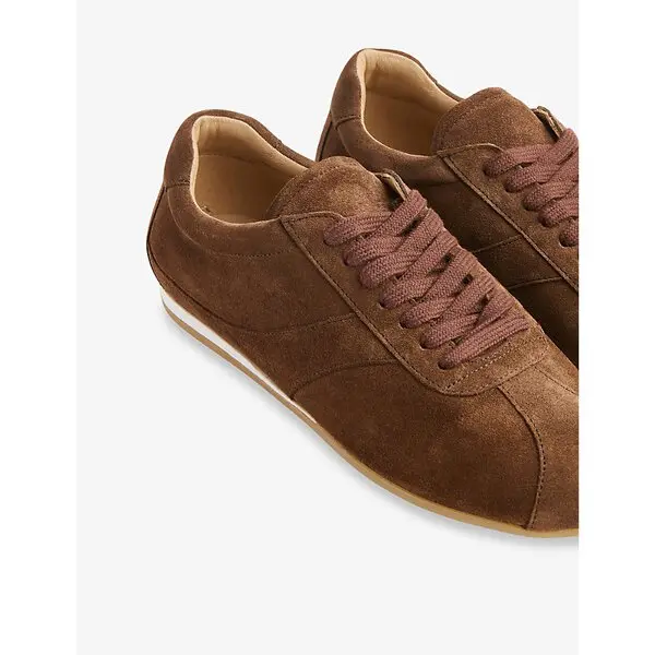 Whistles Low-top Suede Trainers - Brown