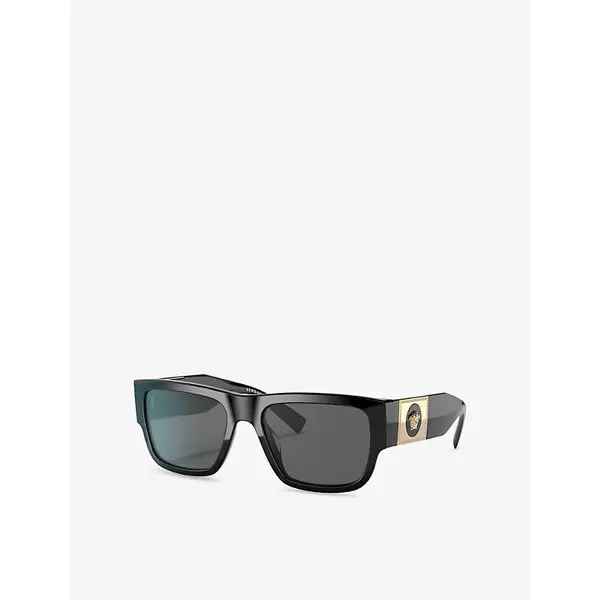 Versace Ve4406 Rectangle-frame Acetate Sunglasses