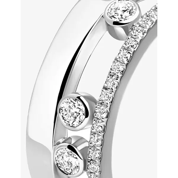 Messika Move Romane 18ct Gold And Diamond Ring - White
