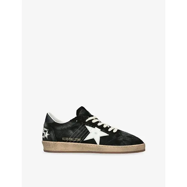GOLDEN GOOSE Ballstar Suede Trainers - Black