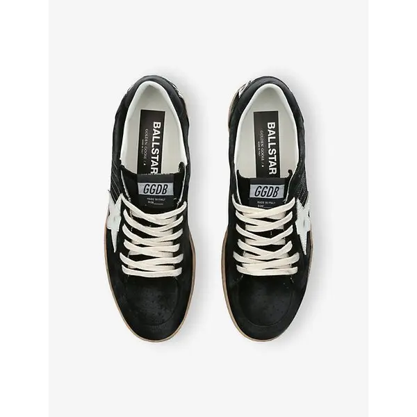 GOLDEN GOOSE Ballstar Suede Trainers - Black