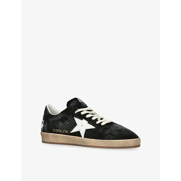 GOLDEN GOOSE Ballstar Suede Trainers - Black