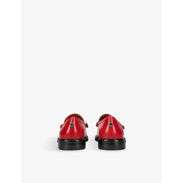 Steve Madden Madison Leather Loafers - Wine