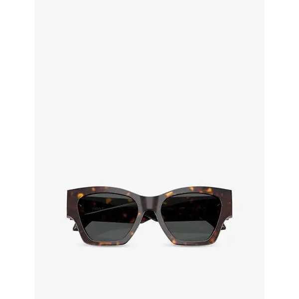 Versace Ve4492u Square-frame Tortoiseshell Acetate Sunglasses - Brown