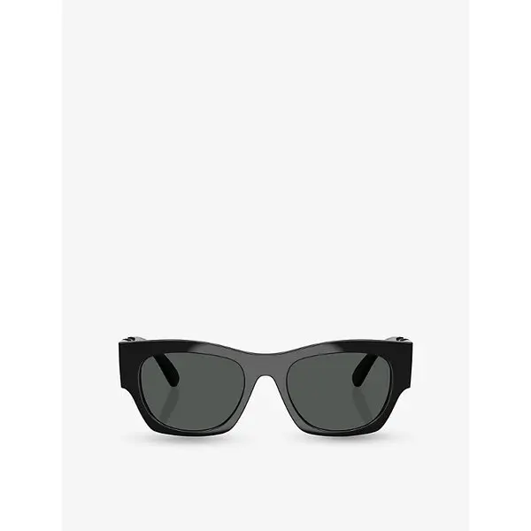 Versace Pillow-frame Acetate Sunglasses - Black