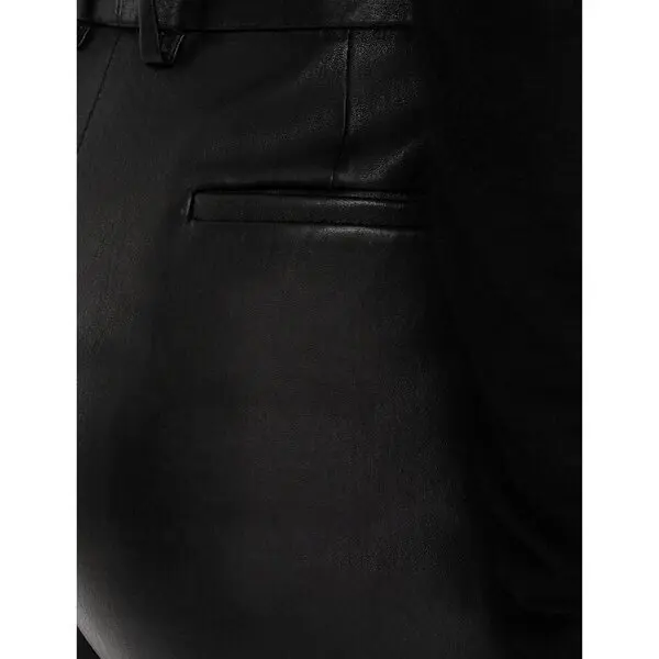 JOSEPH Tafira Flared-leg Leather Trousers - Black