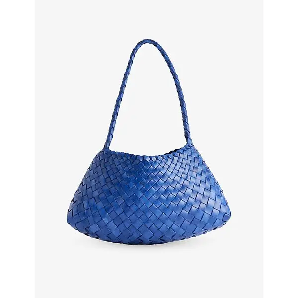 Dragon Diffusion Rosanna Leather Top-handle Bag - Navy