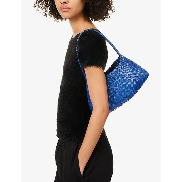Dragon Diffusion Rosanna Leather Top-handle Bag - Navy