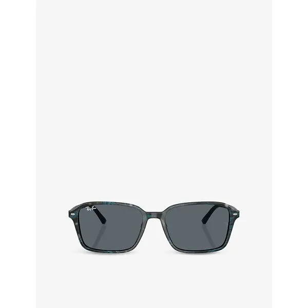 Ray-ban Square-frame Acetate Sunglasses - Blue