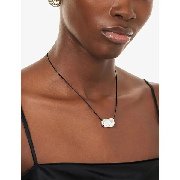 HEAVEN MAYHEM Silver-plated Brass Necklace - Silver/black