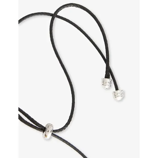 HEAVEN MAYHEM Silver-plated Brass Necklace - Silver/black