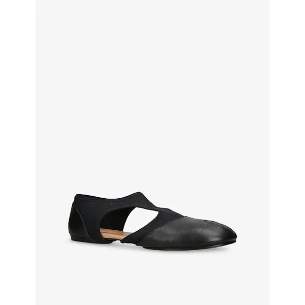 MAISON MARGIELA Tabi Jazz Leather And Woven Loafers