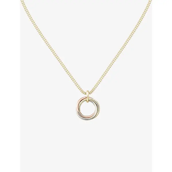 Cartier Trinity 18ct Rose, Yellow And White-gold Necklace - Multicolour
