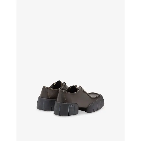 DIESEL® D-tex Wb Leather Shoes With Chunky Sole - H1509