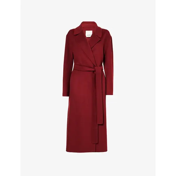 Max Mara Wool Robe Coat - Raspberry