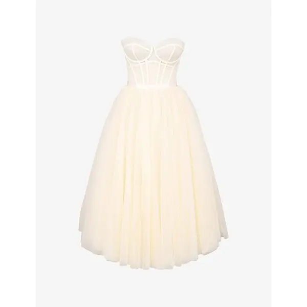 House Of Cb Darling Tulle Midi Dress