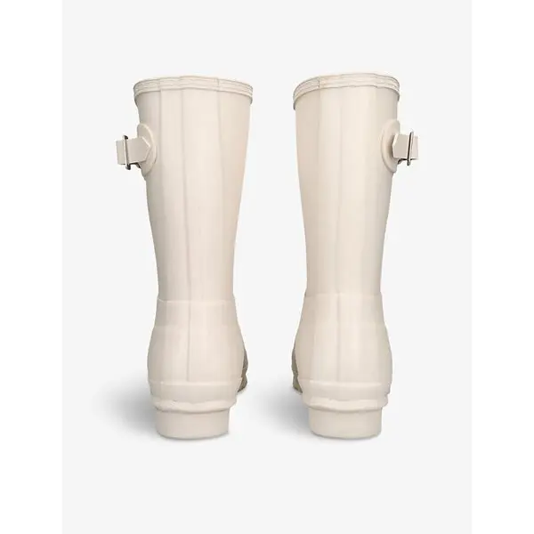 Hunter Mid Calf Rubber Wellington Boots - Bone