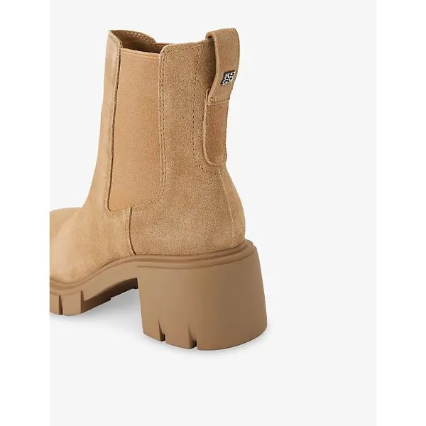 Kurt Geiger Suede Ankle Boots With Block Heel