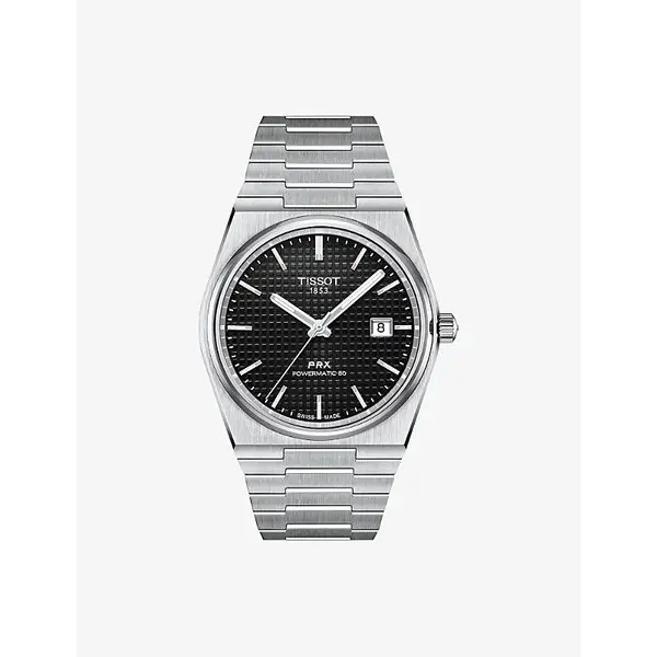 TISSOT Prx Powermatic 80 Stainless-steel Automatic Watch - Black
