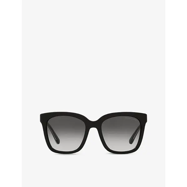 Michael Kors Square Frame Acetate Sunglasses - Black
