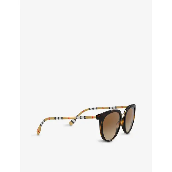 Burberry Be4316 Phantos-frame Sunglasses - Brown