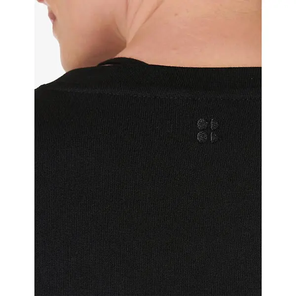 Sweaty Betty After Class Relaxed-fit Cotton-blend Jumper - Black