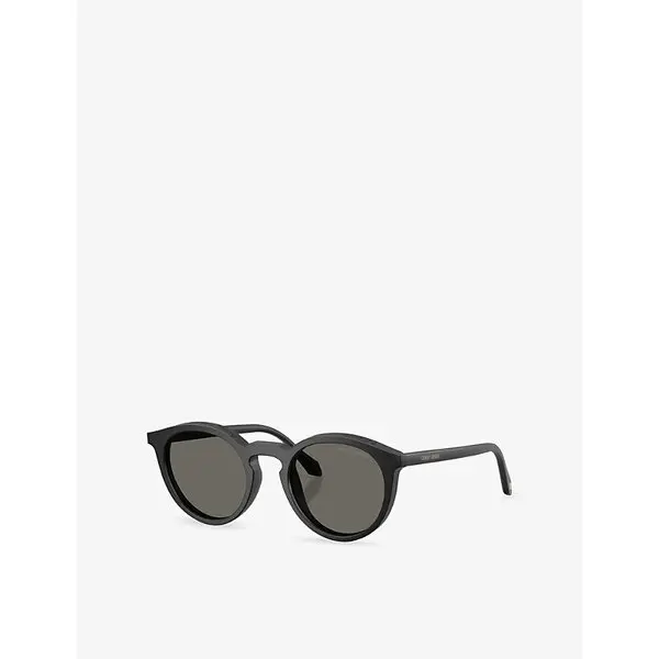 Giorgio Armani Ar8230u Acetate Round Frame Sunglasses