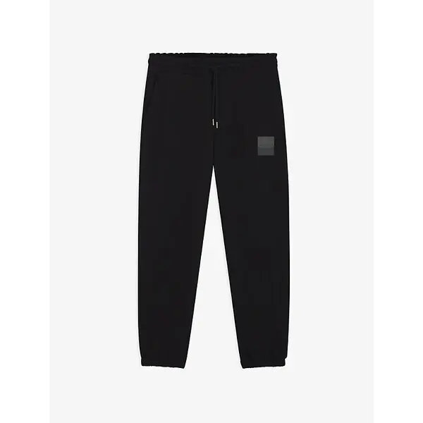 Hugo Logo-print Regular-fit Cotton Jogging Bottoms