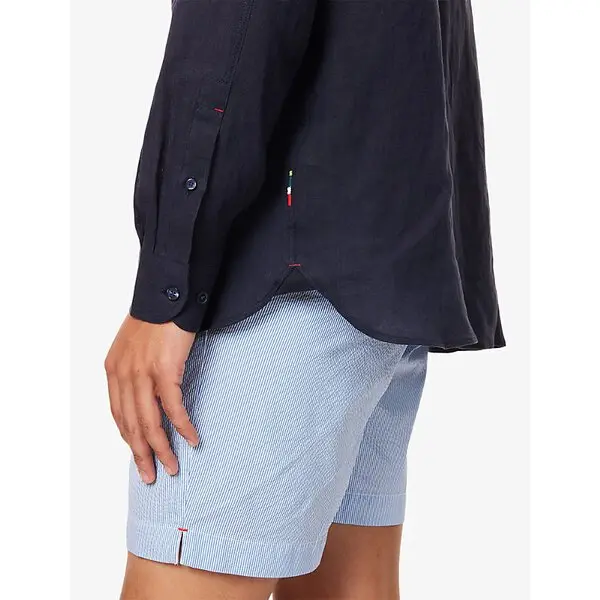 Orlebar Brown Justin Relaxed-fit Linen Shirt