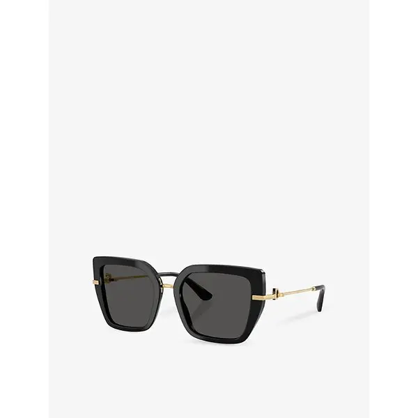 Dolce & Gabbana Cat Eye Acetate Sunglasses - Black