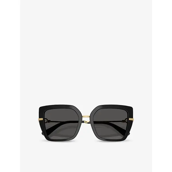 Dolce & Gabbana Cat Eye Acetate Sunglasses - Black
