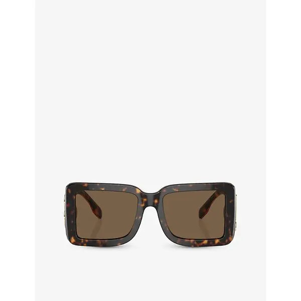 Burberry Square-frame Acetate Sunglasses - Brown