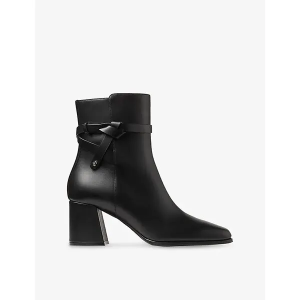 JIMMY CHOO Lawton Ab 65 Leather Ankle Boots