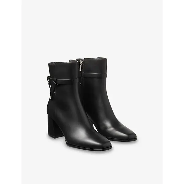 JIMMY CHOO Lawton Ab 65 Leather Ankle Boots