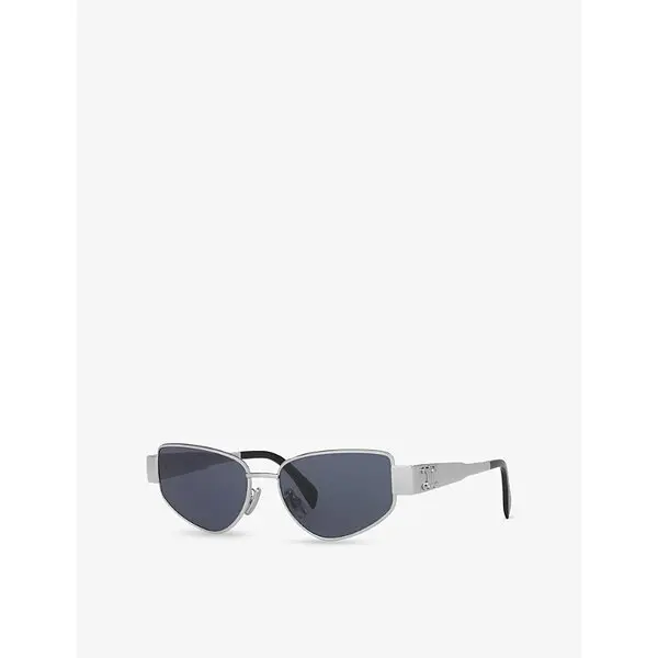 Celine Square-frame Metal Sunglasses