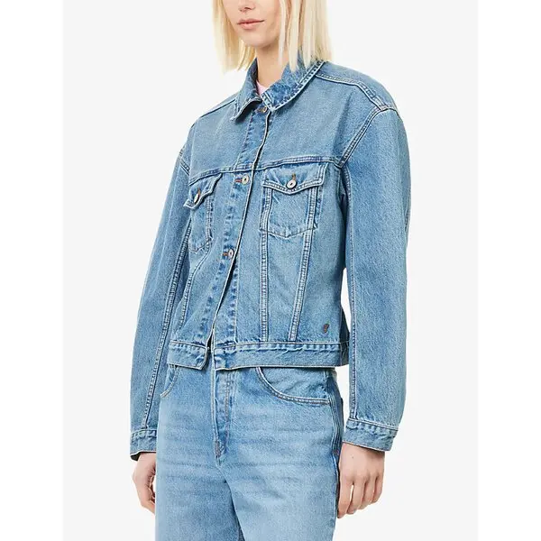 Jacquemus La Veste De Nîmes Cinched-waist Denim Jacket - Blue Tabac