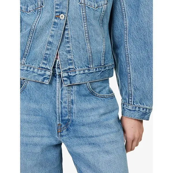 Jacquemus La Veste De Nîmes Cinched-waist Denim Jacket - Blue Tabac