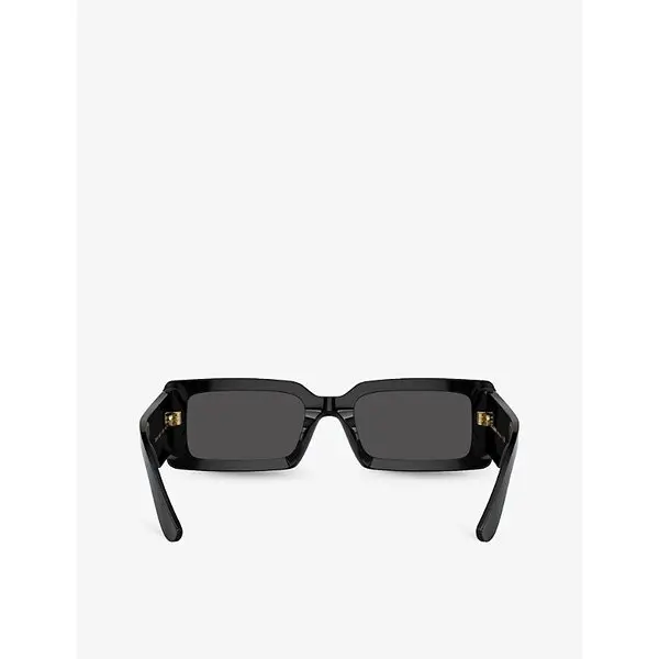 Dolce & Gabbana Rectangle Frame Acetate Sunglasses