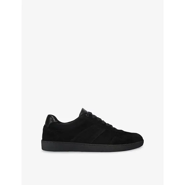 Kurt Geiger Lloyd Drench Suede Trainers - Black